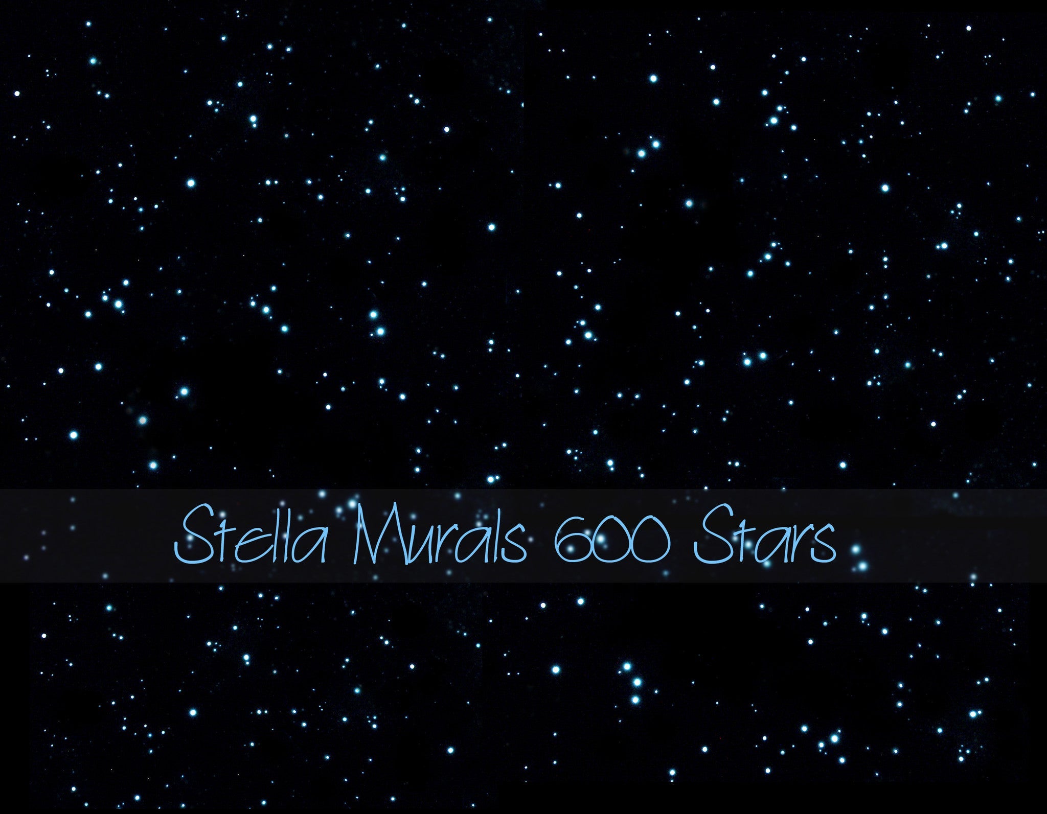 Glow in the Dark Art Mural | Moon with Shooting Stars - Stella Murals
